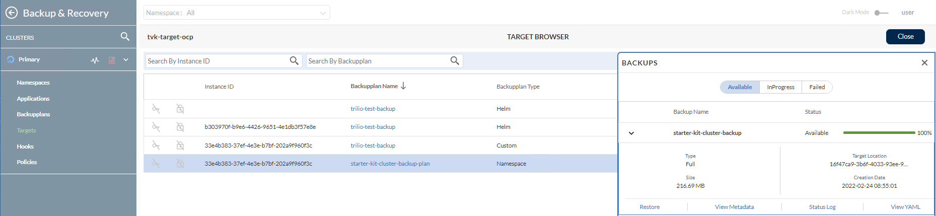 How To Back Up And Restore Ovhcloud Managed Kubernetes Cluster Namespace And Applications