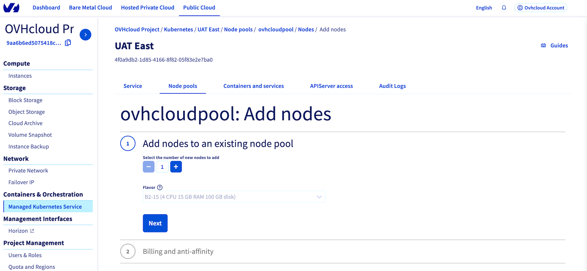How To Deploy A Node In Ovhcloud Managed Kubernetes Support Guides