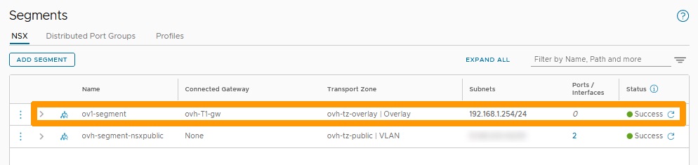 Segment Management in NSX – Support Guides