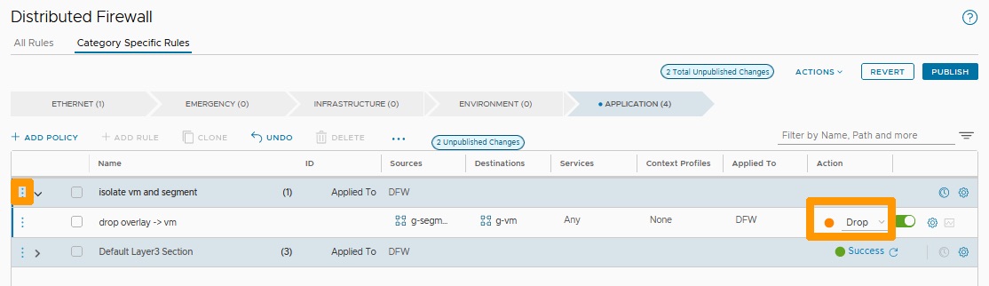 Distributed Firewall Management in NSX – Support Guides