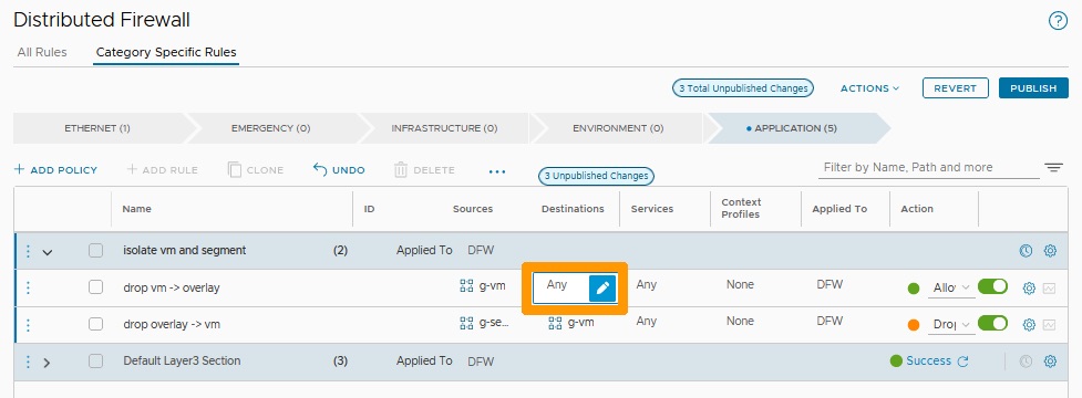 Distributed Firewall Management in NSX – Support Guides