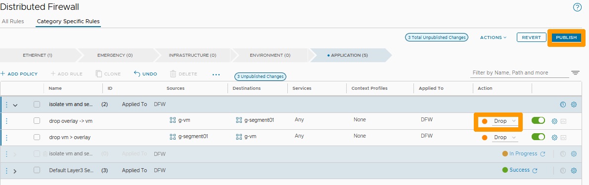 Distributed Firewall Management in NSX – Support Guides