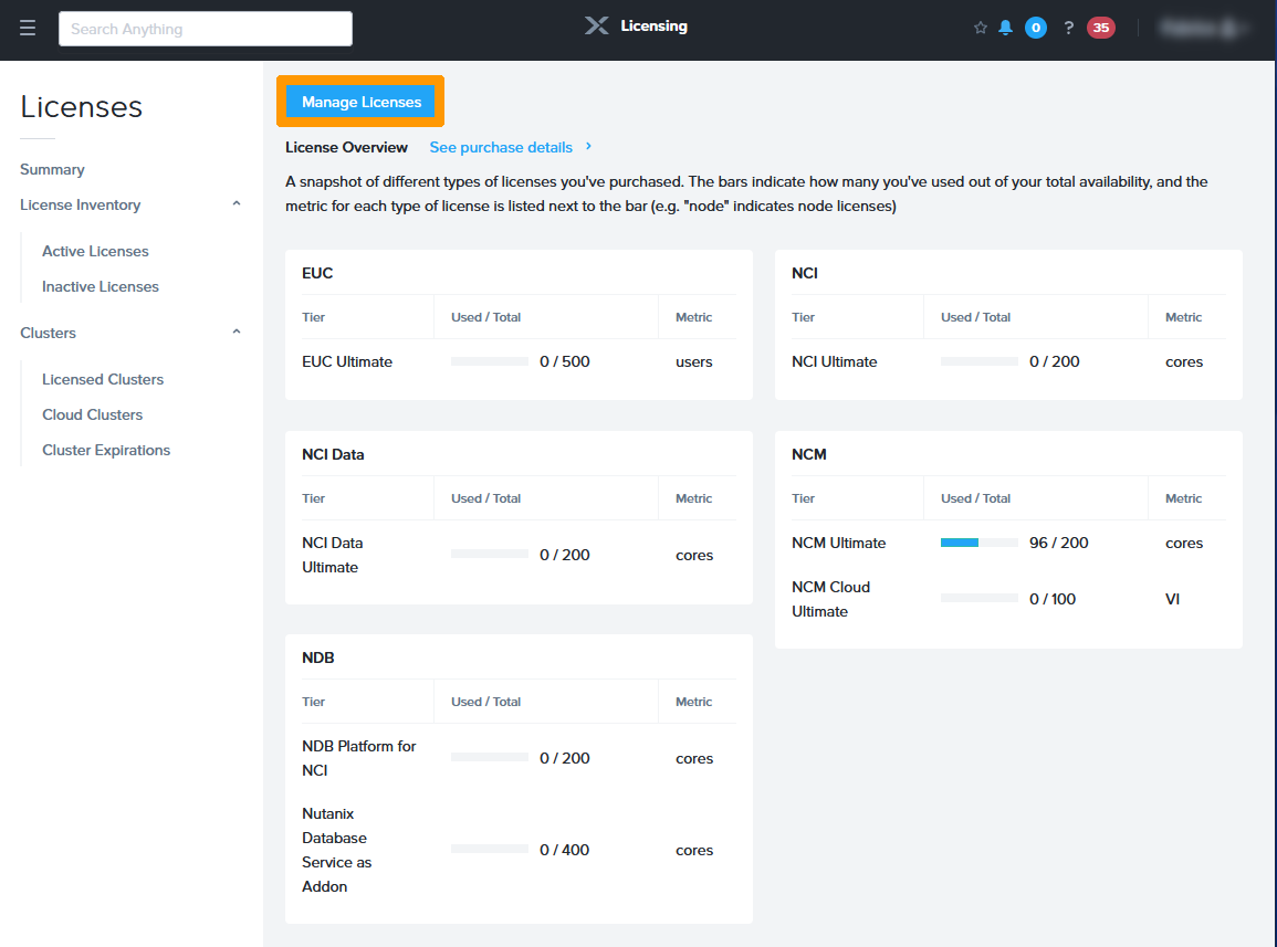 How to Manage Licenses for Nutanix – Support Guides