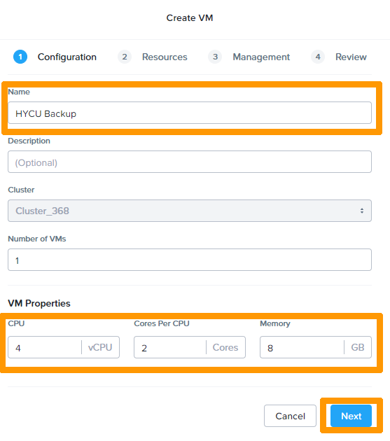 Configuring HYCU Backup – Support Guides