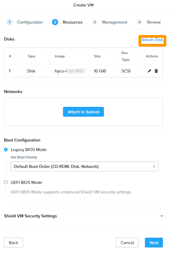 Configuring HYCU backup – Support Guides