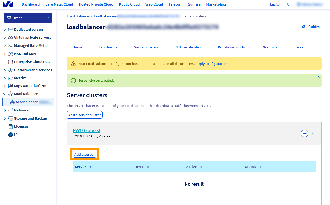Configuring HYCU Backup – Support Guides