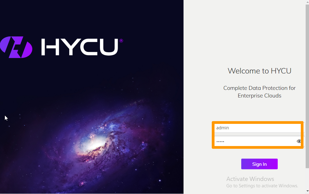 Configuring HYCU Backup – Support Guides