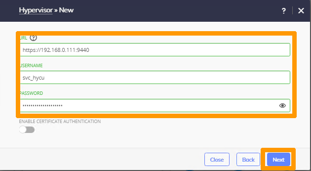 Configuring HYCU Backup – Support Guides