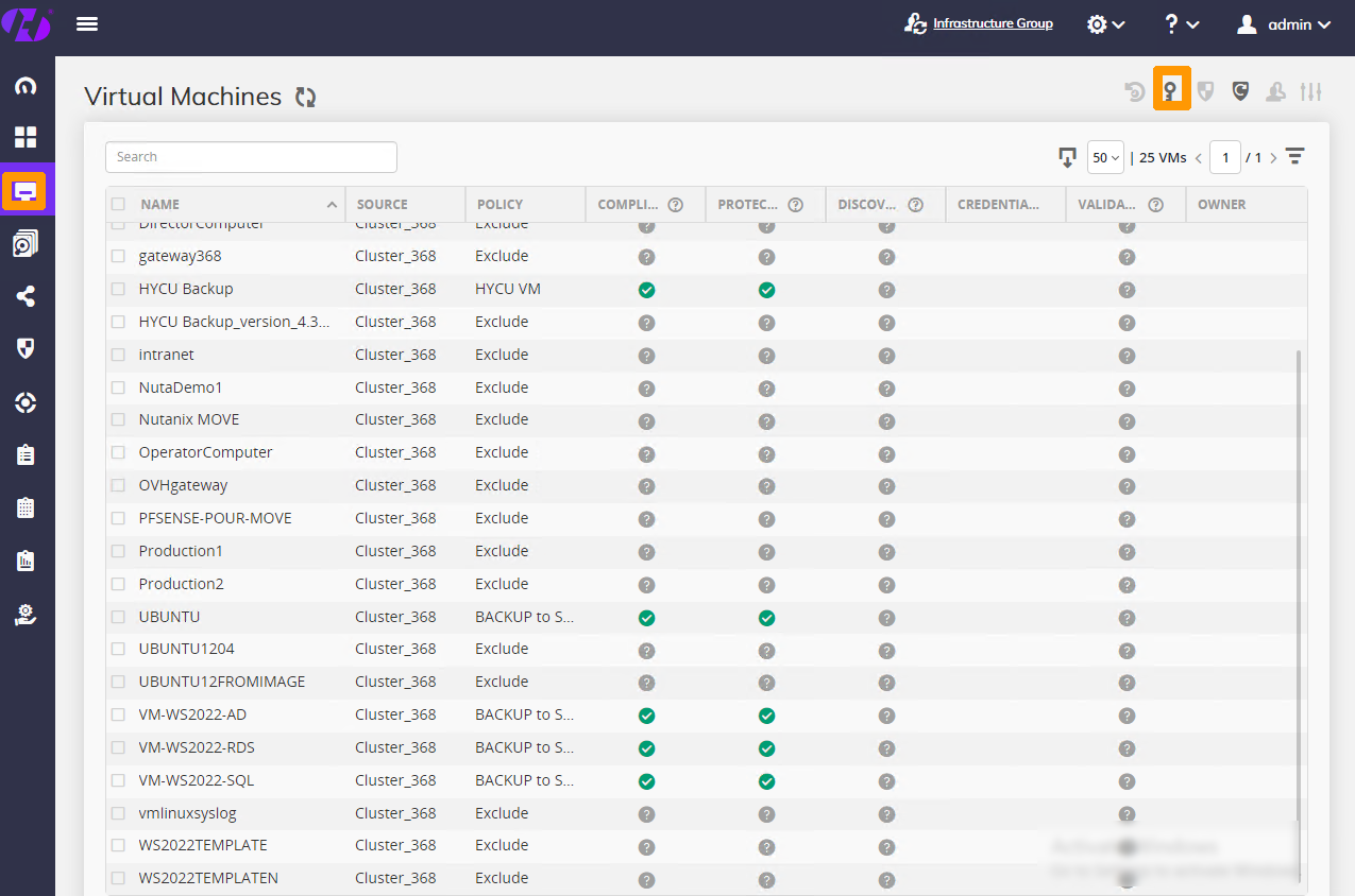 Configuring HYCU backup – Support Guides