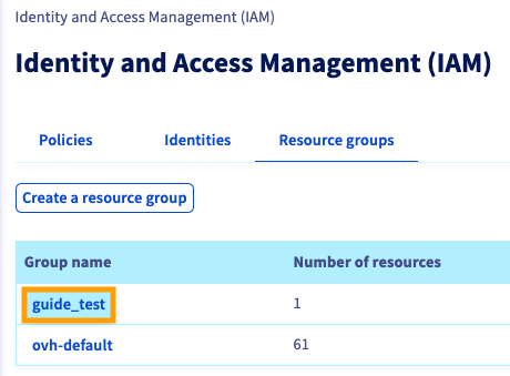 Using IAM Policies with the OVHcloud Control Panel – Articles