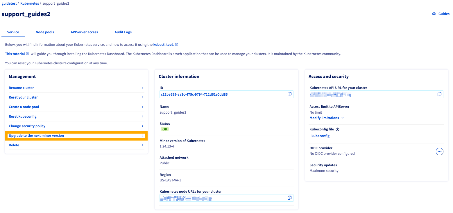 Upgrading The Kubernetes Version On An Ovhcloud Managed Kubernetes Cluster Articles
