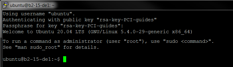 Creating And Connecting A Public Cloud Instance Articles