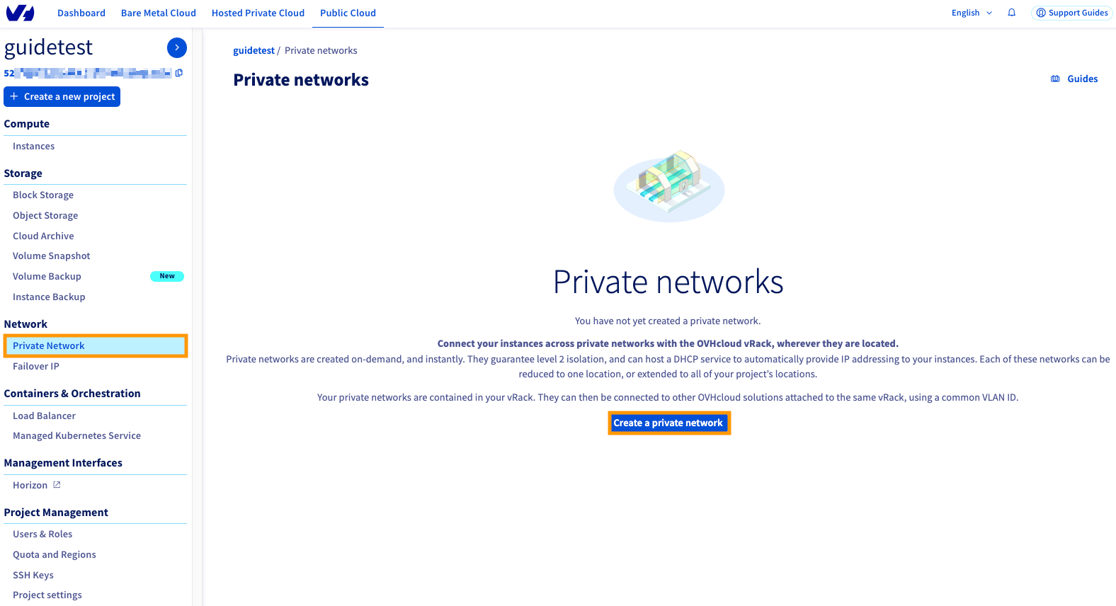 Configuring vRack for Public Cloud – Articles
