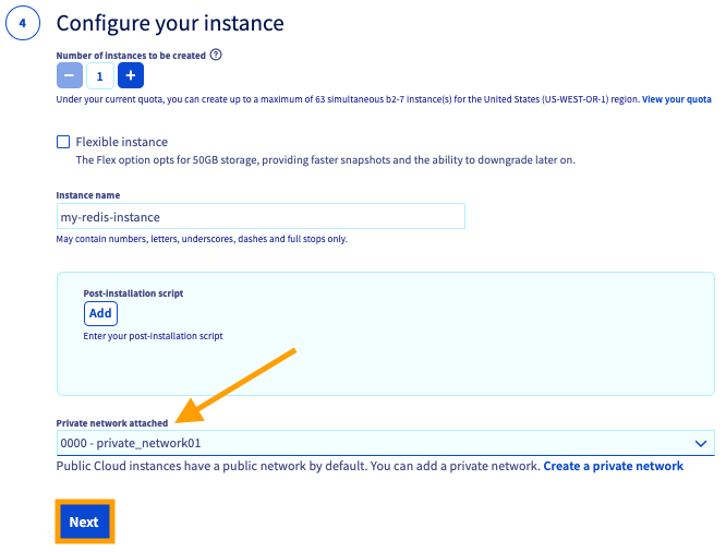 Databases & Analytics - Configure your private network – Support Guides
