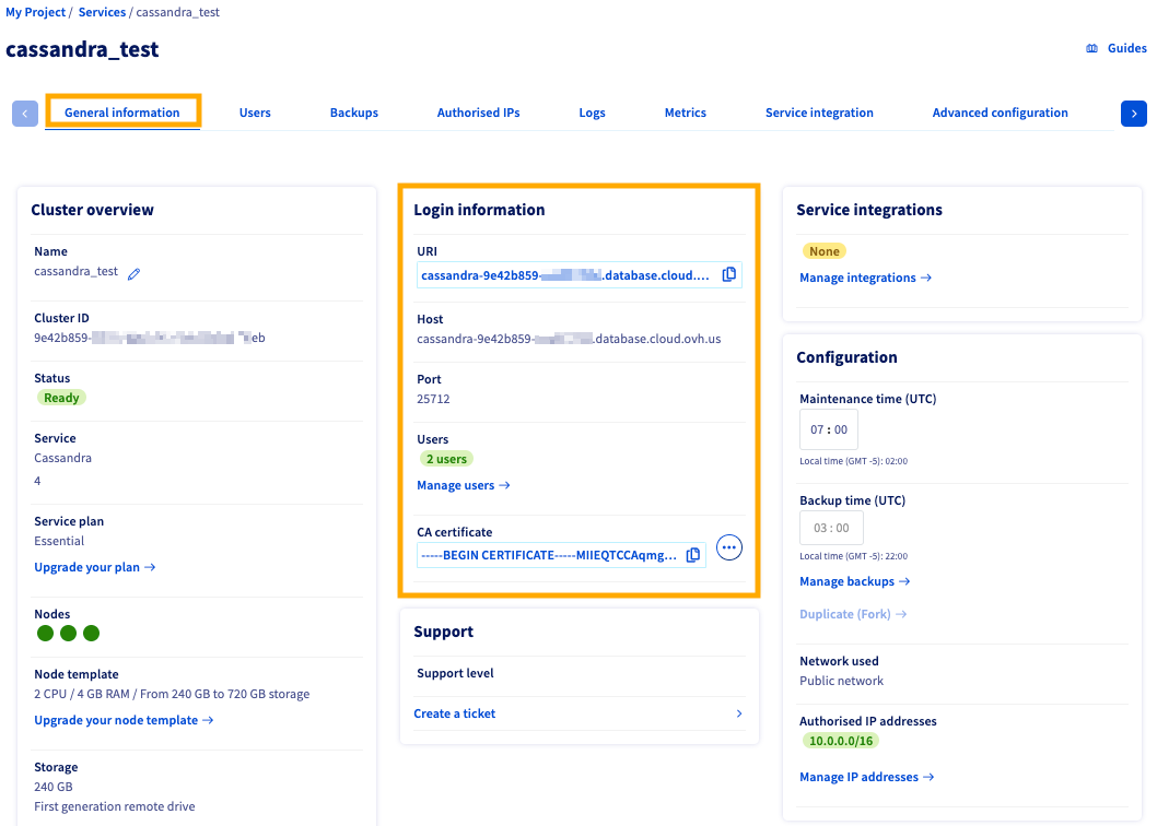 Cassandra - Configure an Instance to Accept Incoming Connections – Support Guides