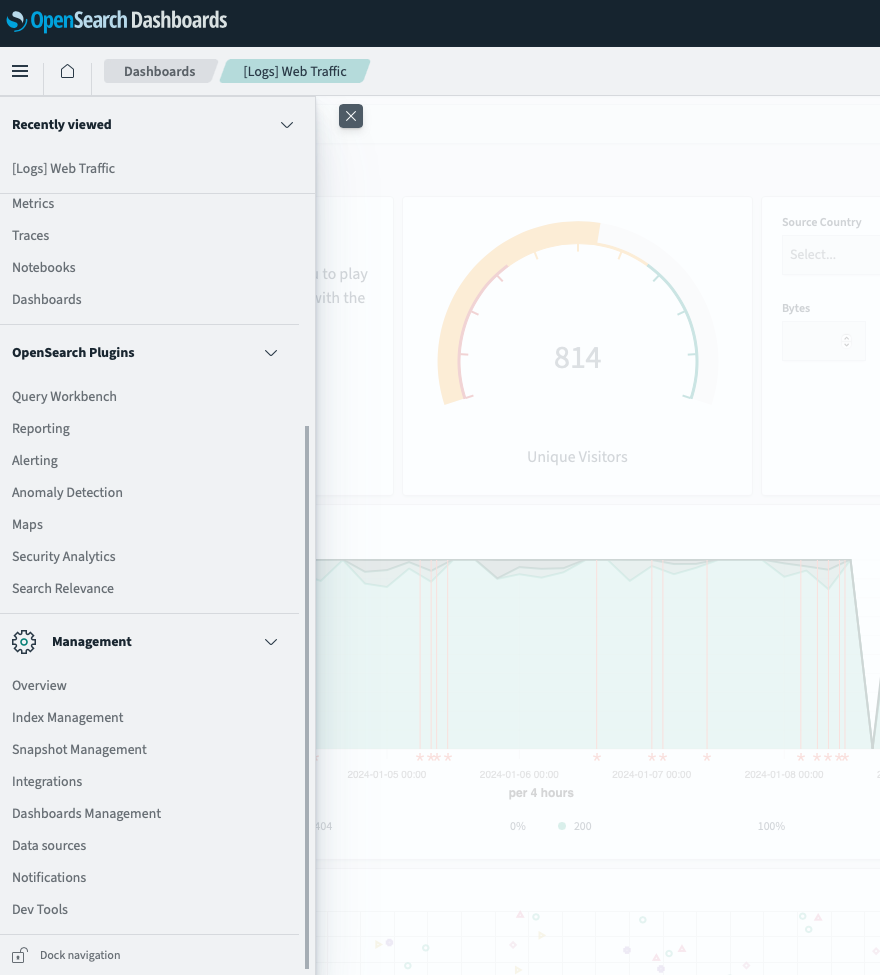 OpenSearch - Getting started – Support Guides