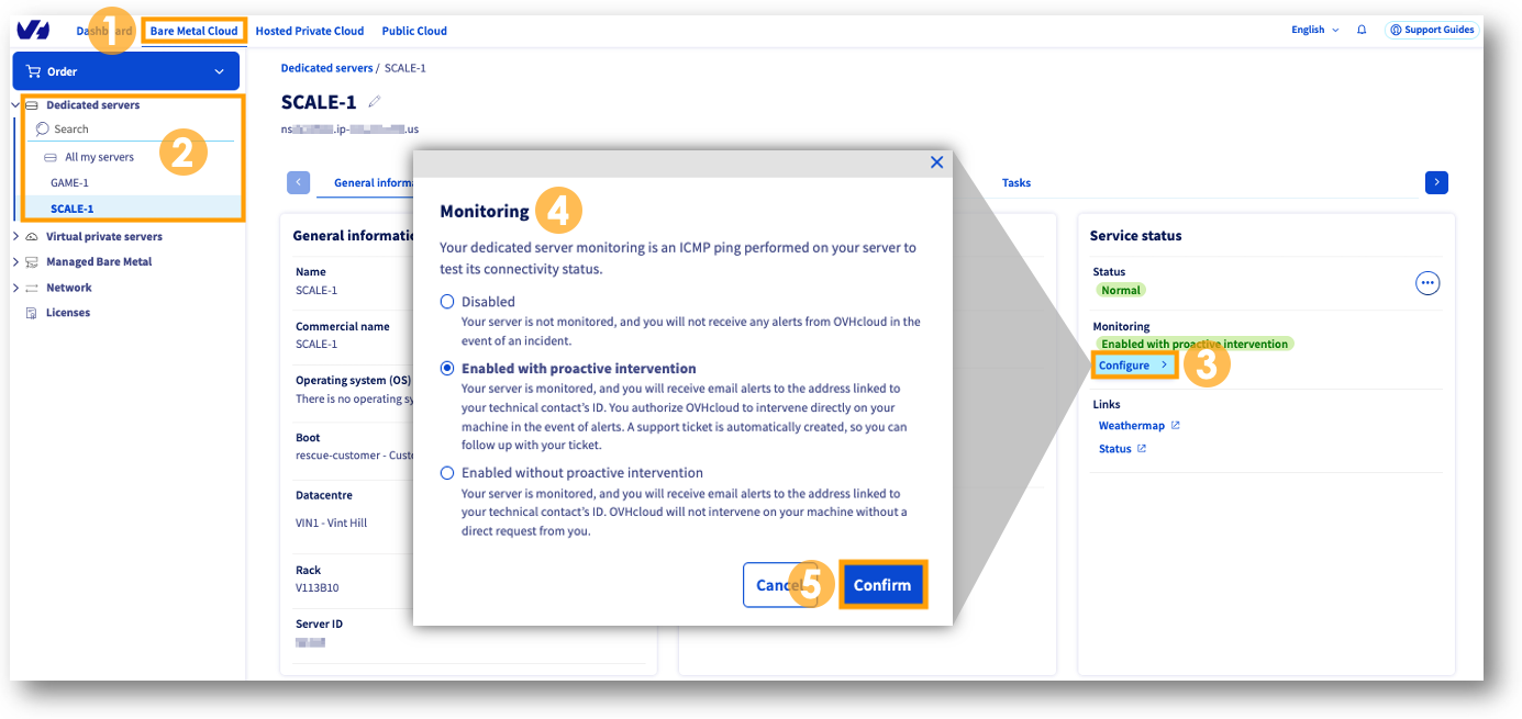 Overview of OVHcloud Monitoring on Dedicated Servers – Articles