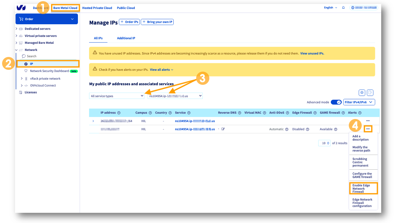 Enabling and Configuring the Edge Network Firewall – Support Guides