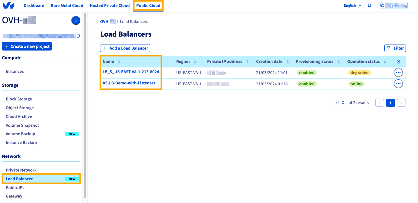 Getting Started with Load Balancer on Public Cloud – Support Guides