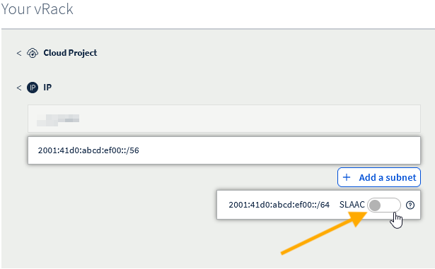 Configuring an Additional IPv6 block in a vRack – Support Guides