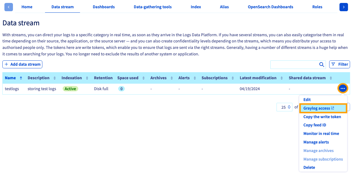 Quick Start for Logs Data Platform – Support Guides