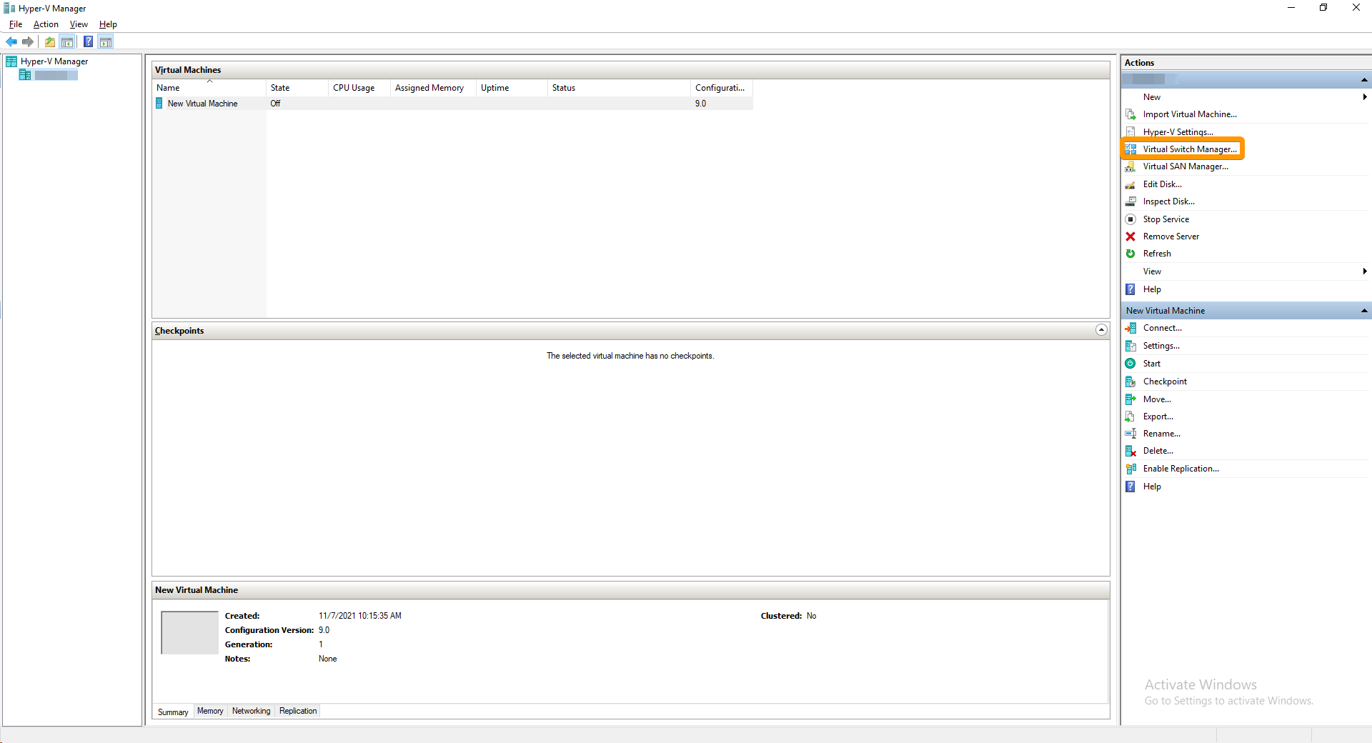 Configuring the Network on Windows Server with Hyper-V on the ADVANCE ...