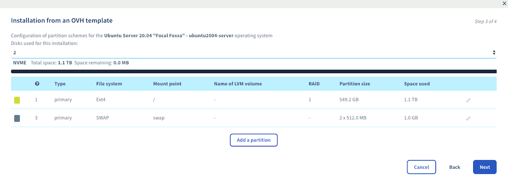 How to Configure Software RAID in the OVHcloud Control Panel – Support Guides