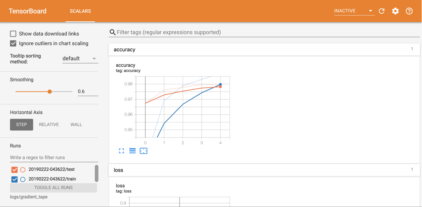 AI Training - Tutorial - Use TensorBoard inside a job – Support Guides