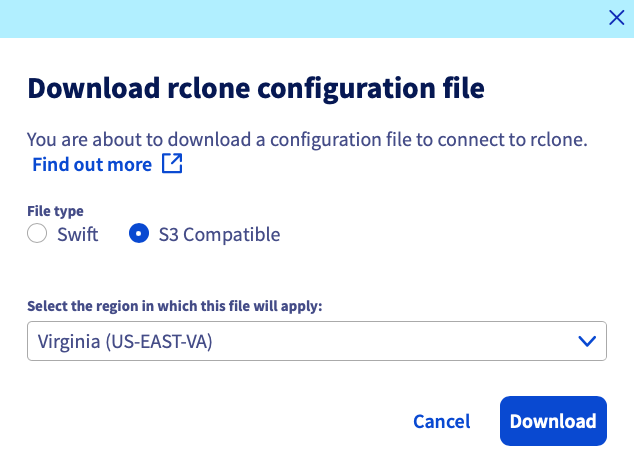 Object Storage - Use Object Storage with Rclone – Support Guides