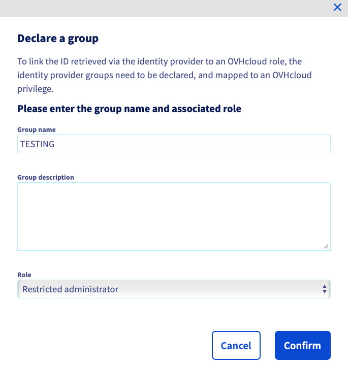 Creating and managing local users on an OVHcloud account – Support Guides
